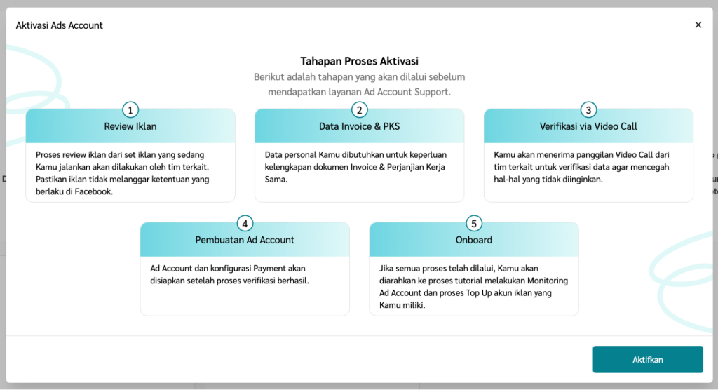 Cara Mengaktifkan Fitur Ads Service - Pusat Bantuan Everpro