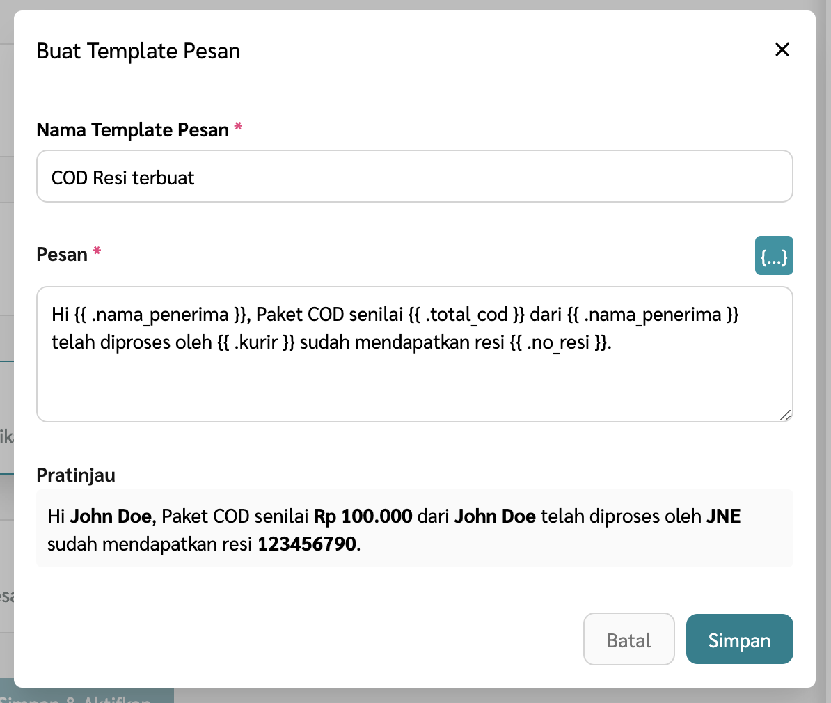 Alur Kerja - Membuat Template Pesan Broadcast - Pusat Bantuan Everpro