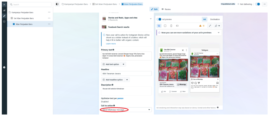 Menggunakan Meta Ads Tracker CTWA - Pusat Bantuan Everpro
