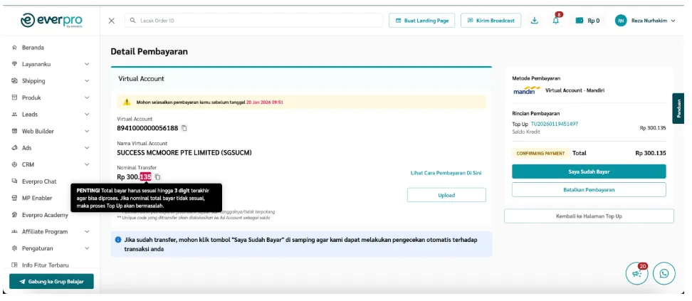Cara Top Up Virtual Account untuk Akun Ads Hong Kong - Pusat Bantuan ...