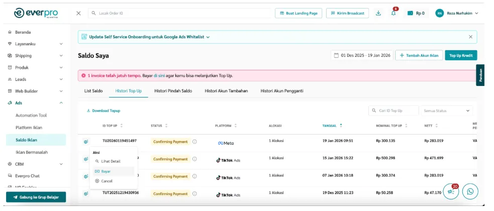 Cara Top Up Virtual Account untuk Akun Ads Hong Kong - Pusat Bantuan ...