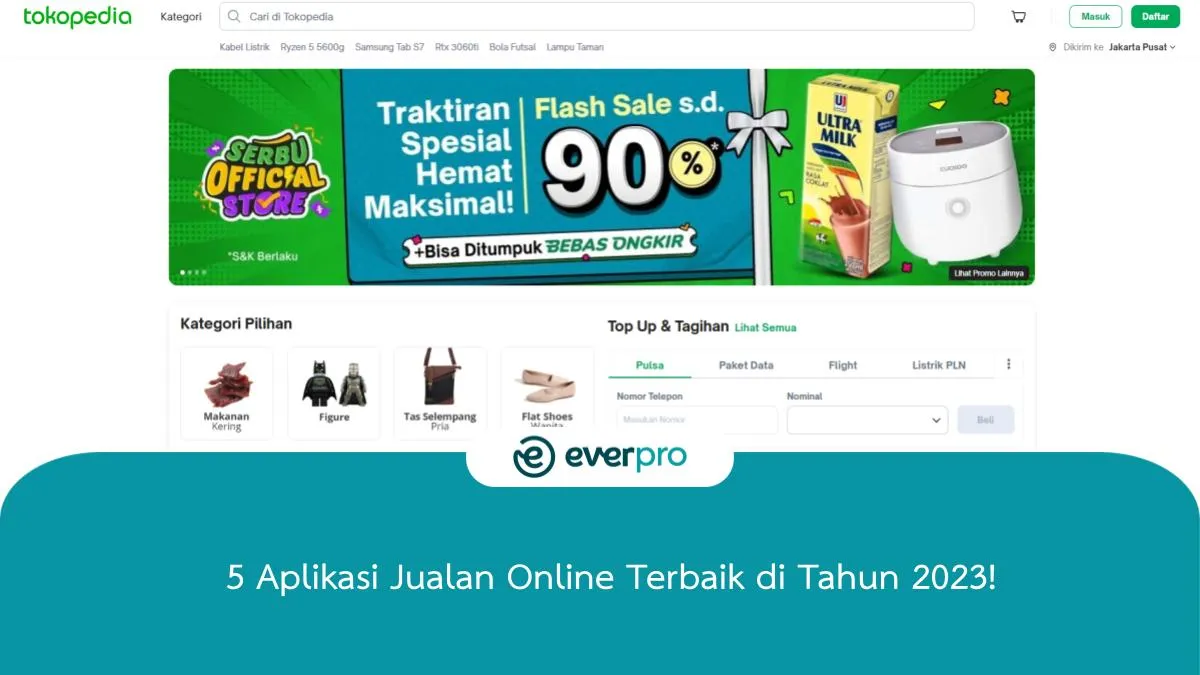 5 Aplikasi Jualan Online Terbaik di Tahun [year]! - Everpro