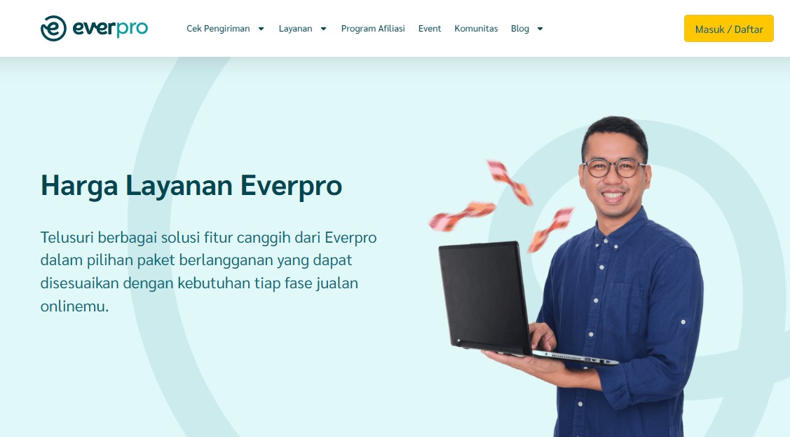 Harga berlangganan layanan | Everpro Harga