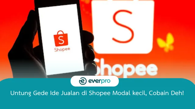 15 Ide Jualan di Shopee Modal kecil, Untung Banyak!